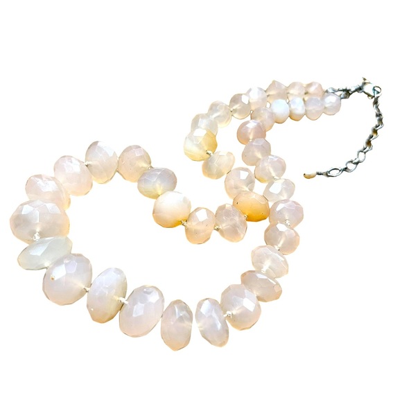 Jewelry | Rose Chalcedony Gemstone Necklace | Poshmark